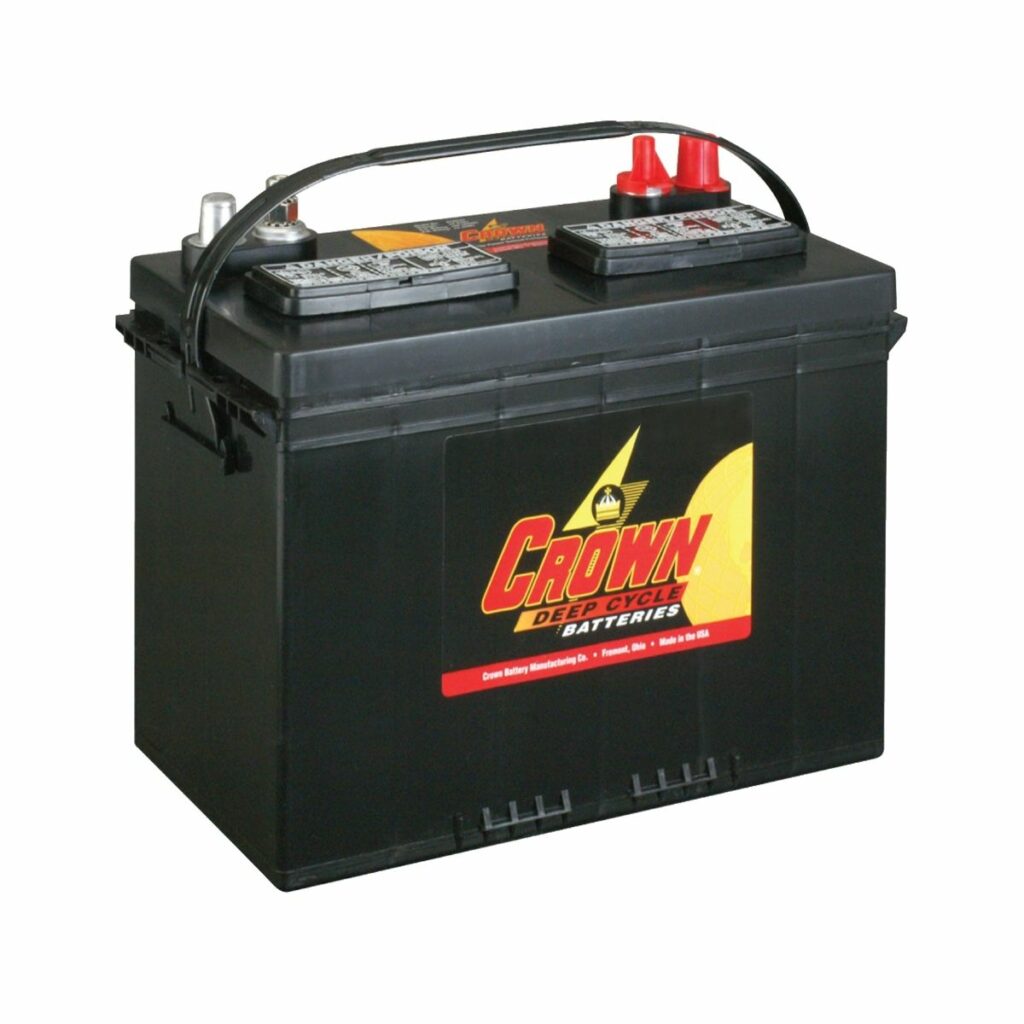Batteria accumulatore Deep Cycle 27DC105 Crown Battery 12V 105Ah made ...